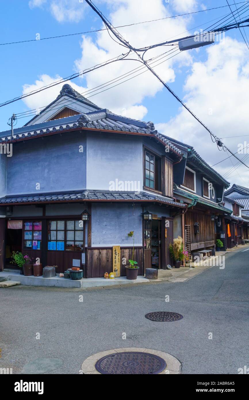 Yuasa, Japan - October 6, 2019: Traditional Japanese houses in Yuasa ...
