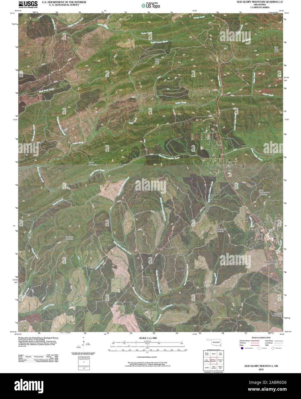 Old map of oklahoma hi-res stock photography and images - Alamy