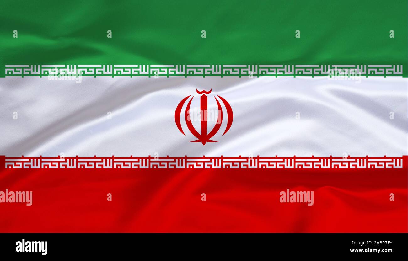 Flagge von Iran Stock Photo - Alamy