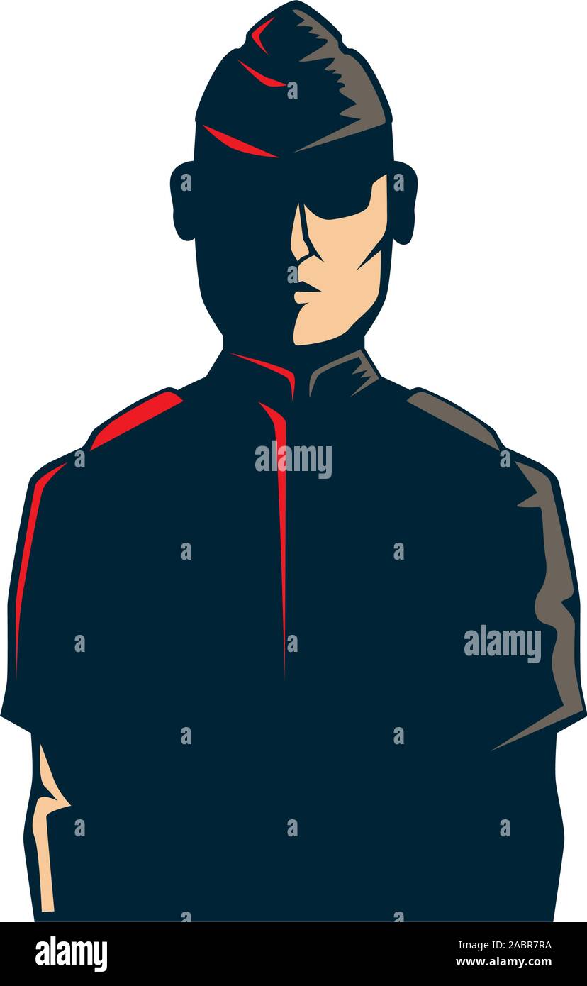 man soldier american avatar character Stock Vector Image & Art - Alamy