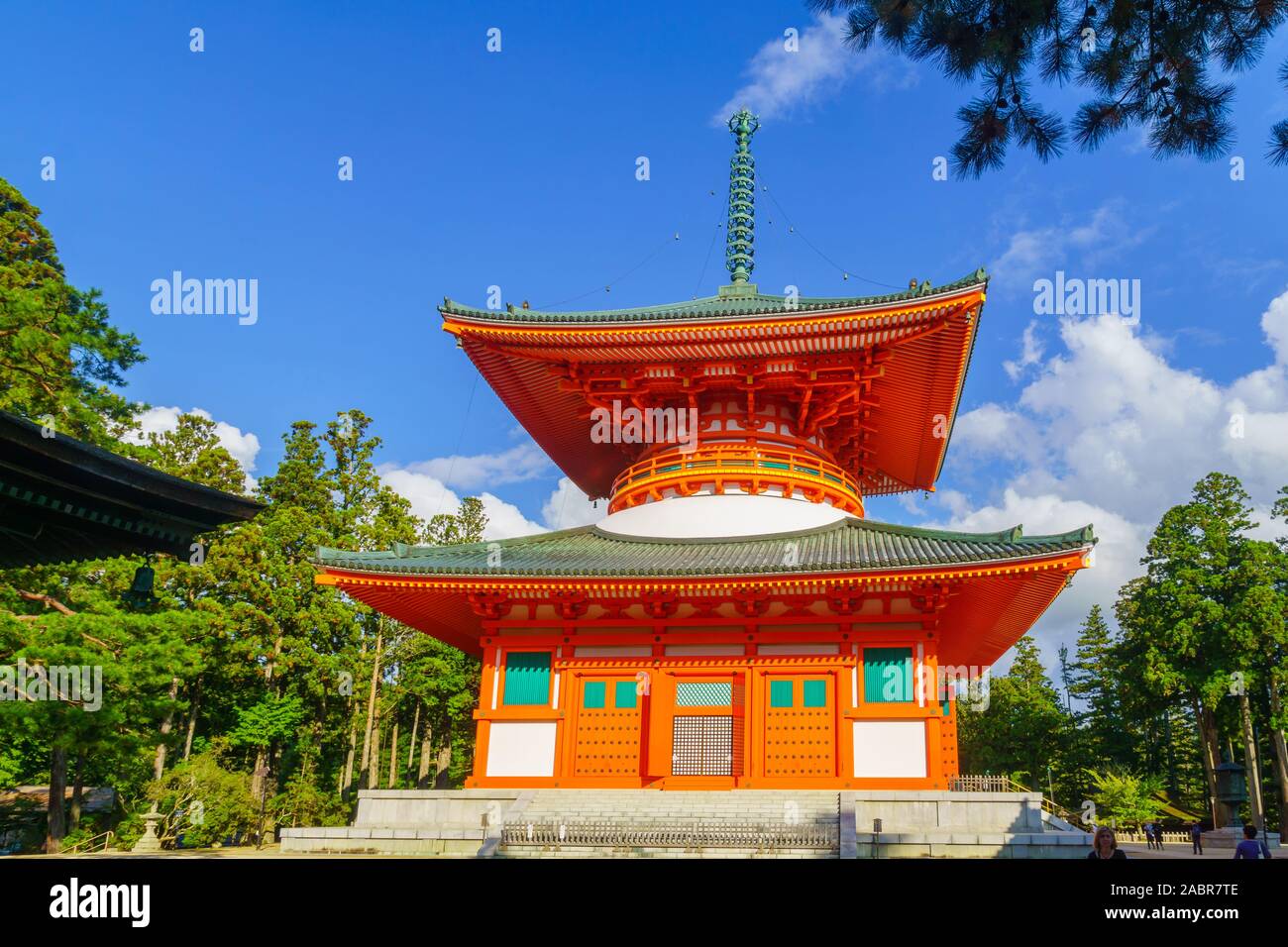 Koyasan, Japan - October 7, 2019: View of the Danjo Garan Sacred Temple ...