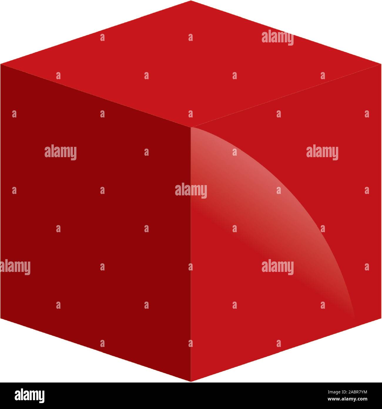 geometric figure cube isolated icon Stock Vector Image & Art - Alamy