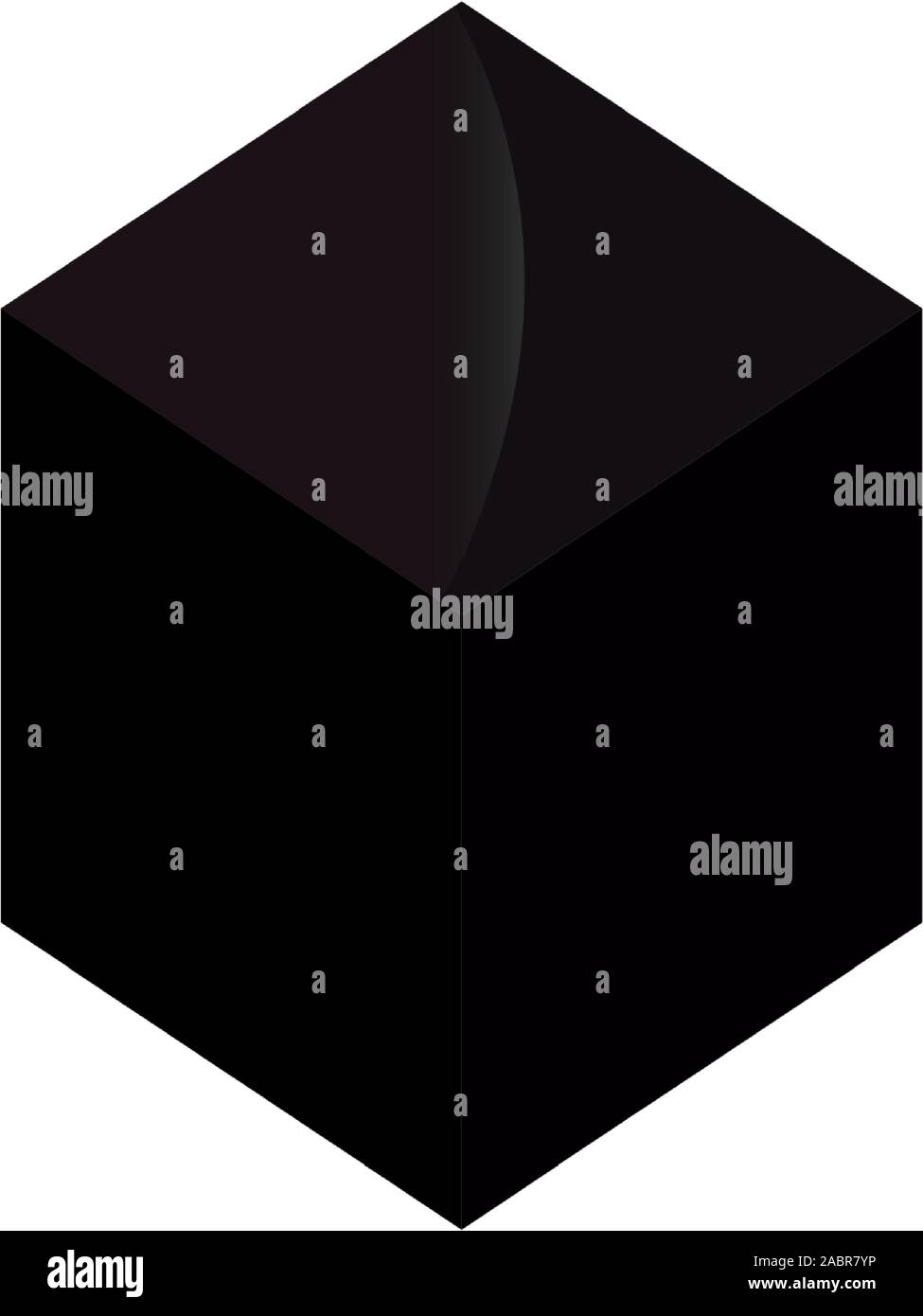 geometric figure cube isolated icon Stock Vector Image & Art - Alamy