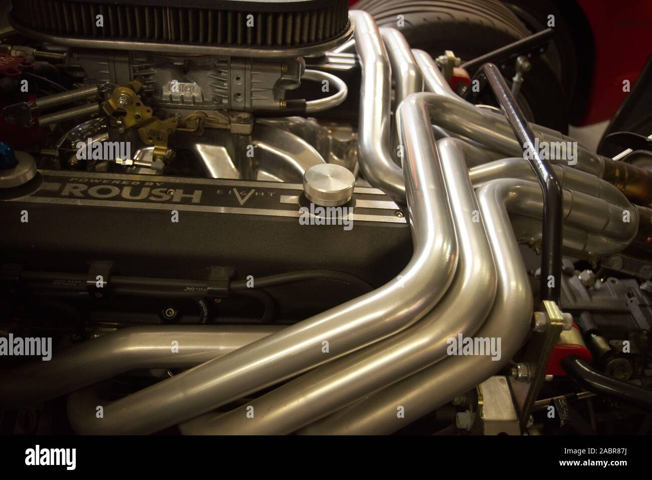 High tech automotive engine Stock Photo - Alamy