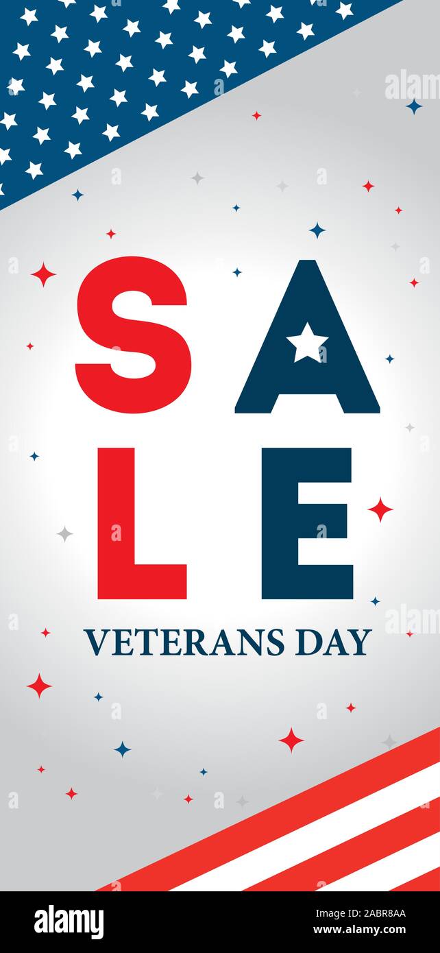 poster sale of veterans day celebration Stock Vector Image & Art - Alamy