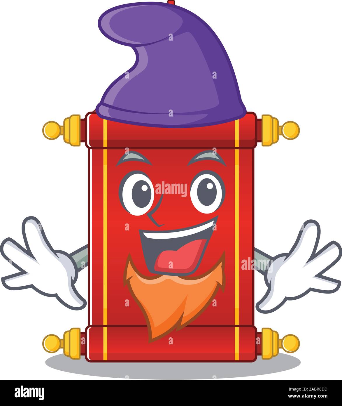 Chinese scrolls mascot cartoon style as an Elf Stock Vector Image & Art ...