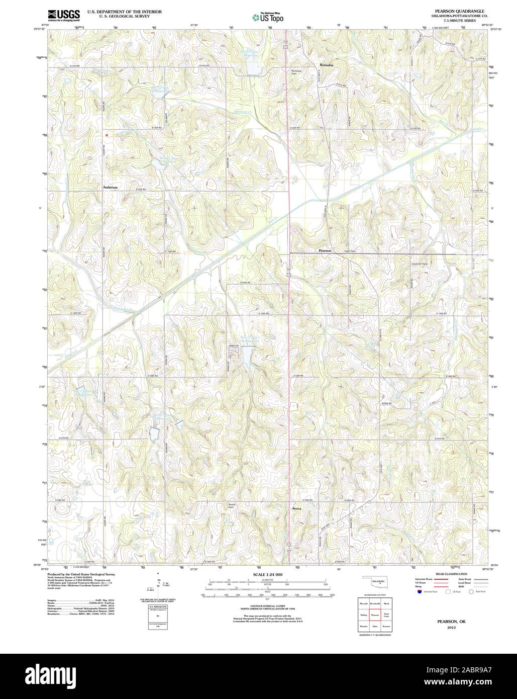 Map of pearson Cut Out Stock Images & Pictures - Alamy