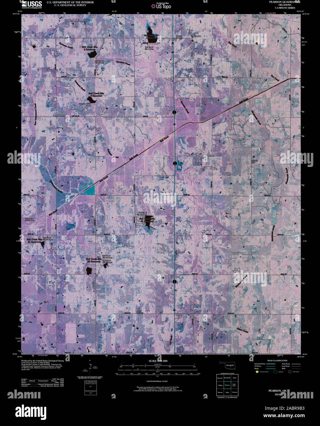 Map of pearson hi-res stock photography and images - Alamy