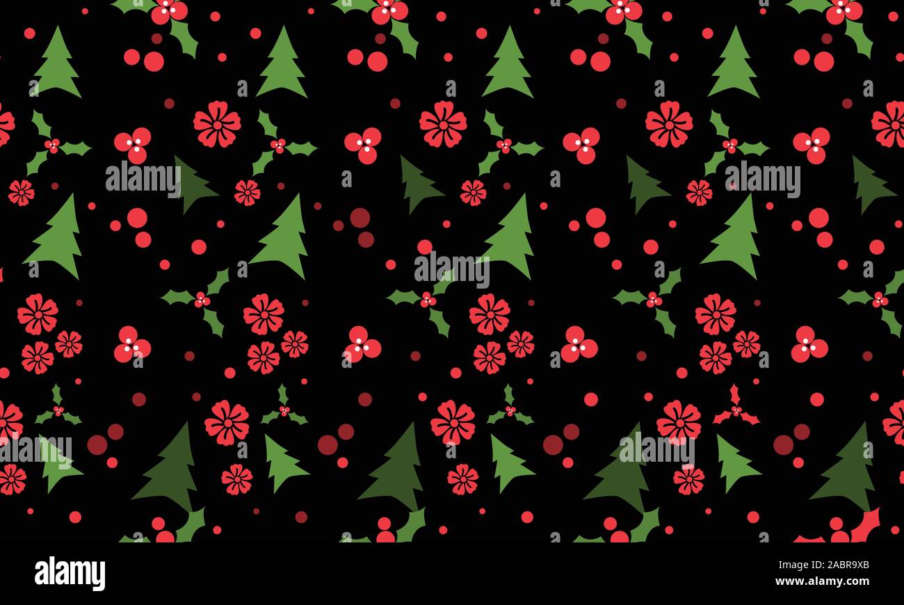 Nature red flower motif, texture seamless floral pattern background ...