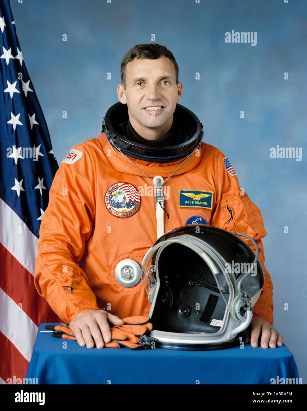 Official portrait of astronaut David C. Hilmers ca. 1990 Stock Photo ...