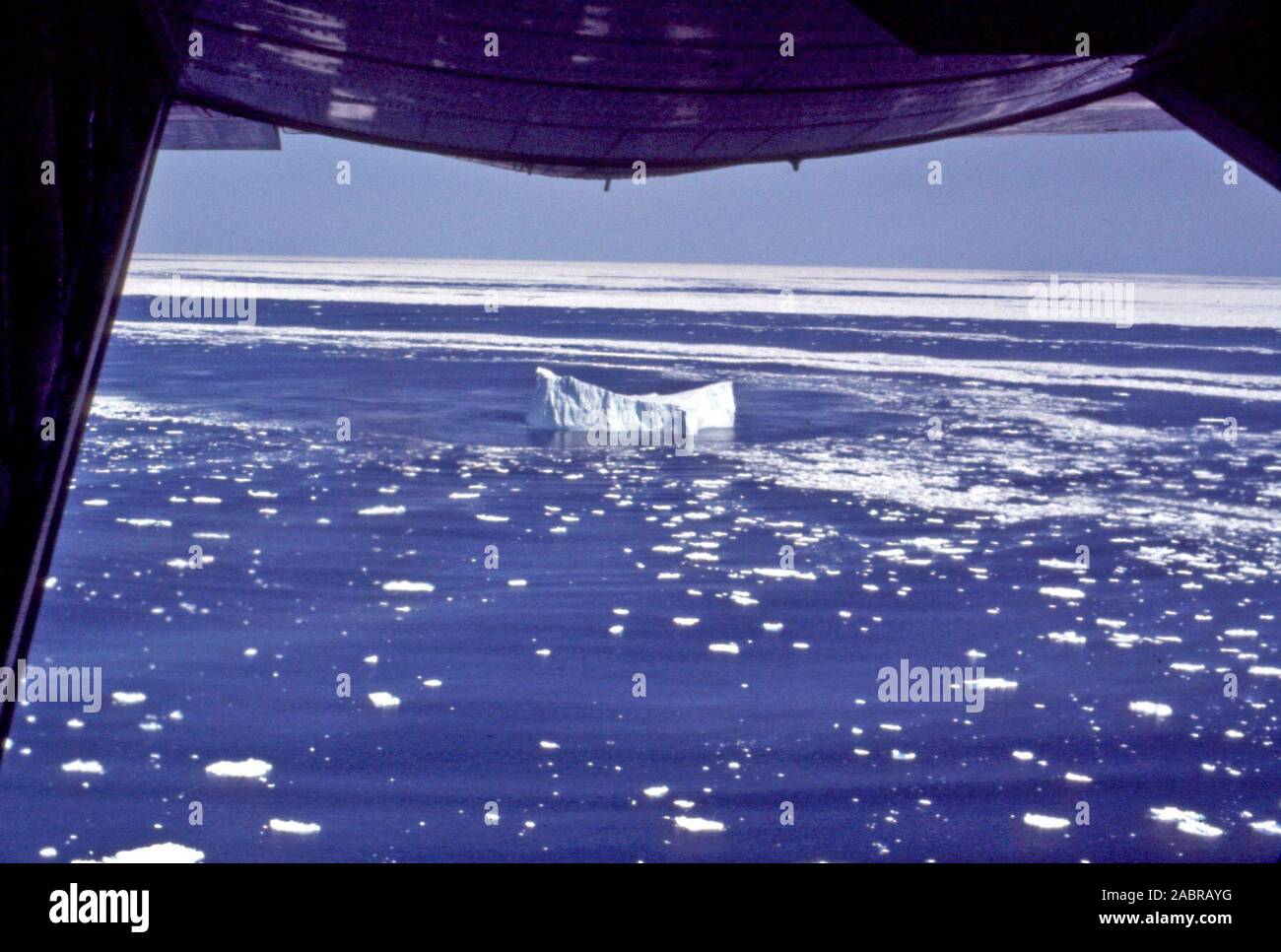 (April 2) A iceberg floats in the North Atlantic as seen during a U.S ...