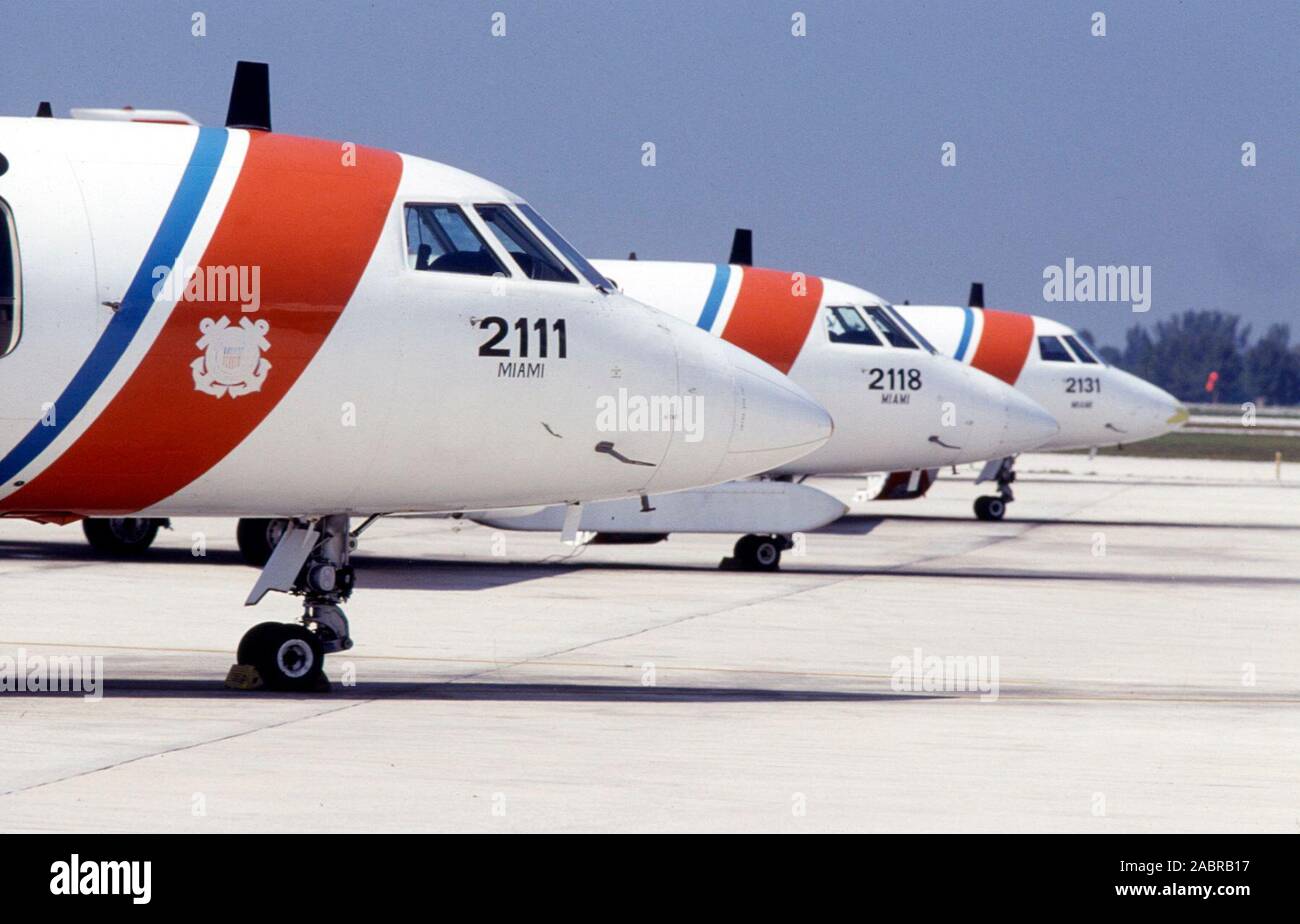(Mar 1)--The Coast Guard's HU-25 Falcon aircraft Stock Photo - Alamy