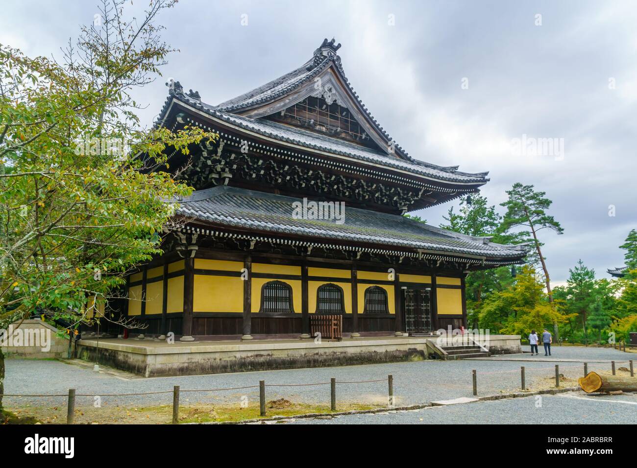 Kyoto, Japan - October 10, 2019: View of Nanzen-ji temple, with locals ...