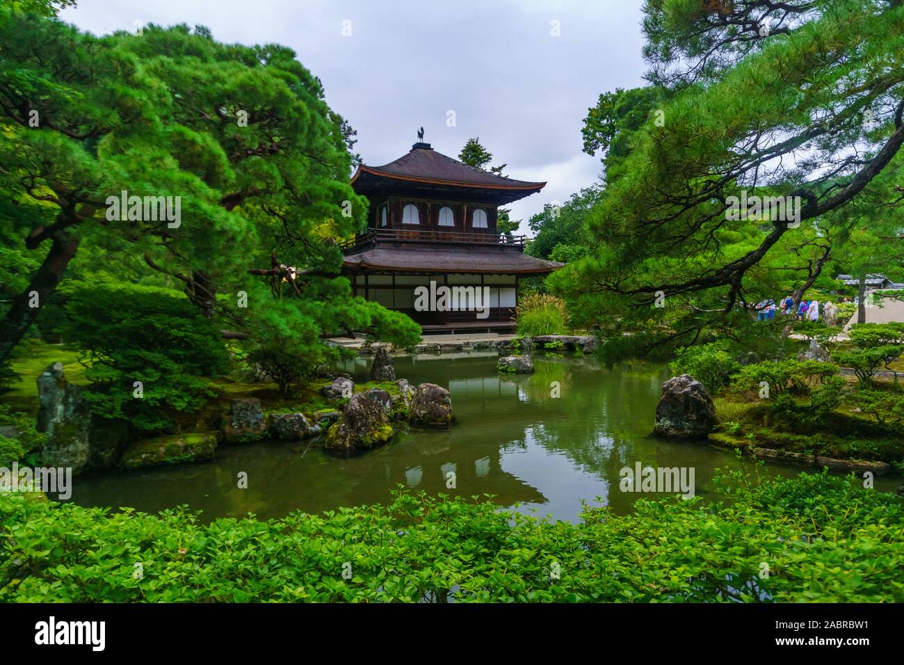 Kyoto, Japan - October 10, 2019: View of Japanese Garden of the ...