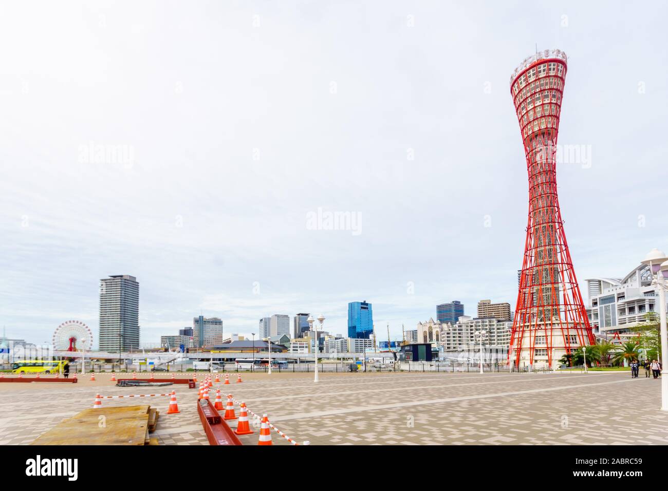Kobe, Japan - October 11, 2019: View of the Kobe Port Tower, and the ...