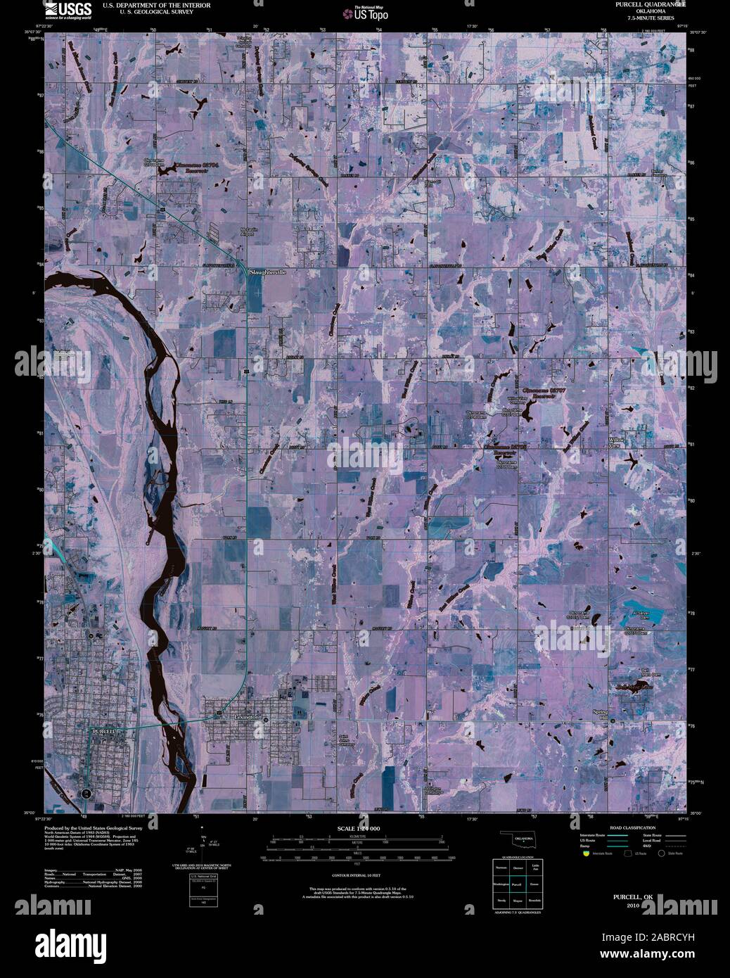 Map of purcell hi-res stock photography and images - Alamy