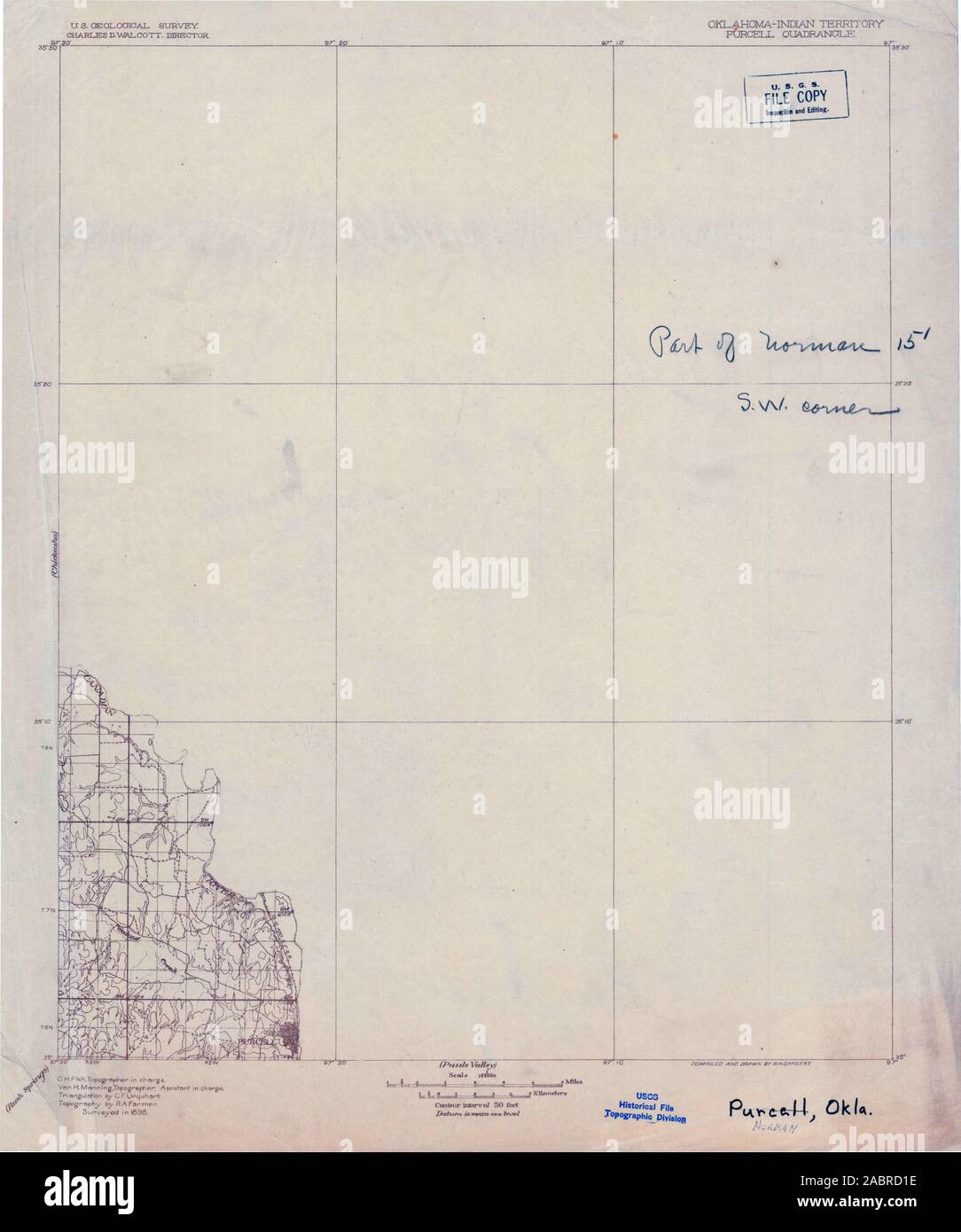 Map of purcell hi-res stock photography and images - Alamy