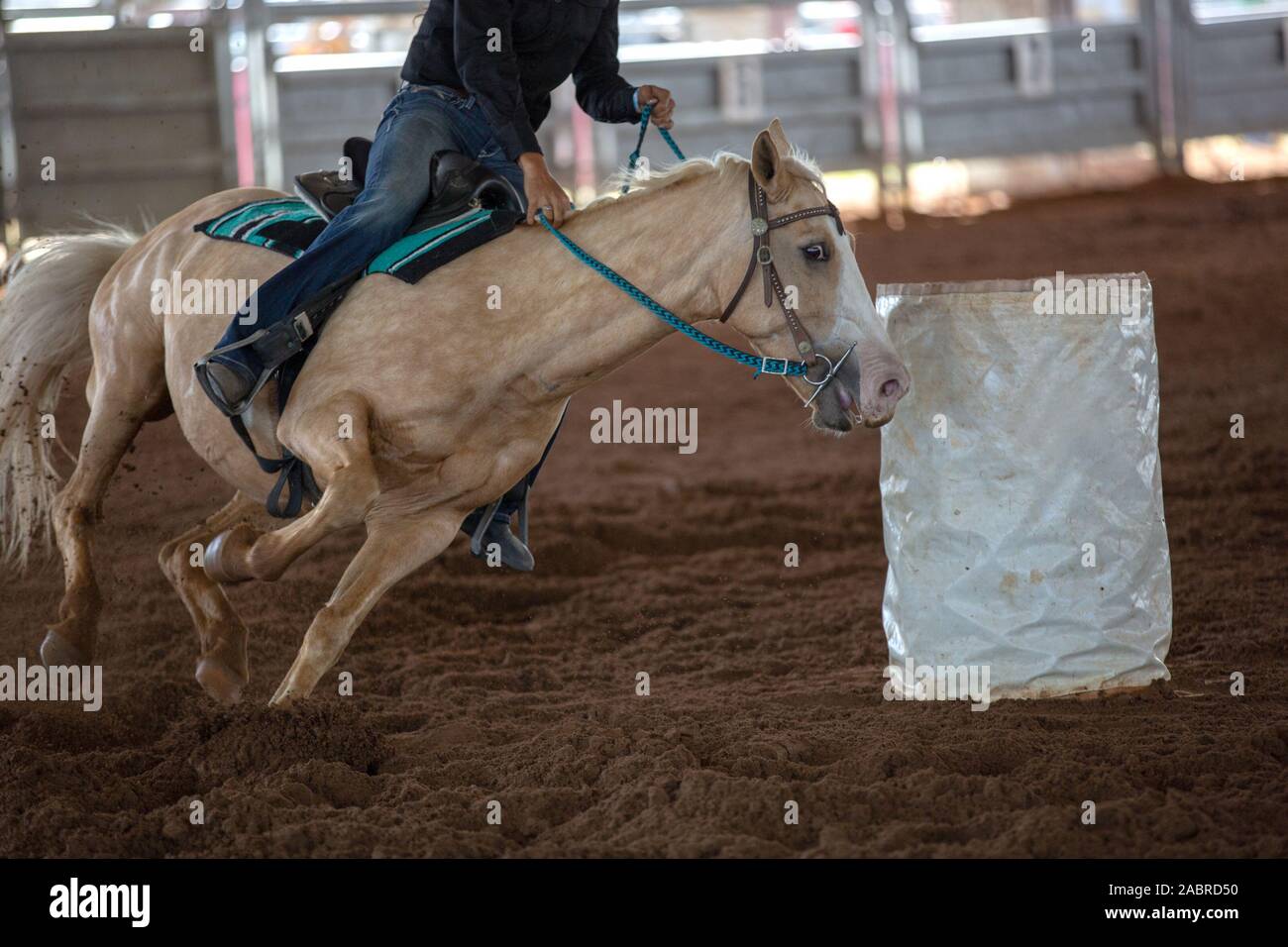 Cowgirl barrel racer hi-res stock photography and images - Alamy