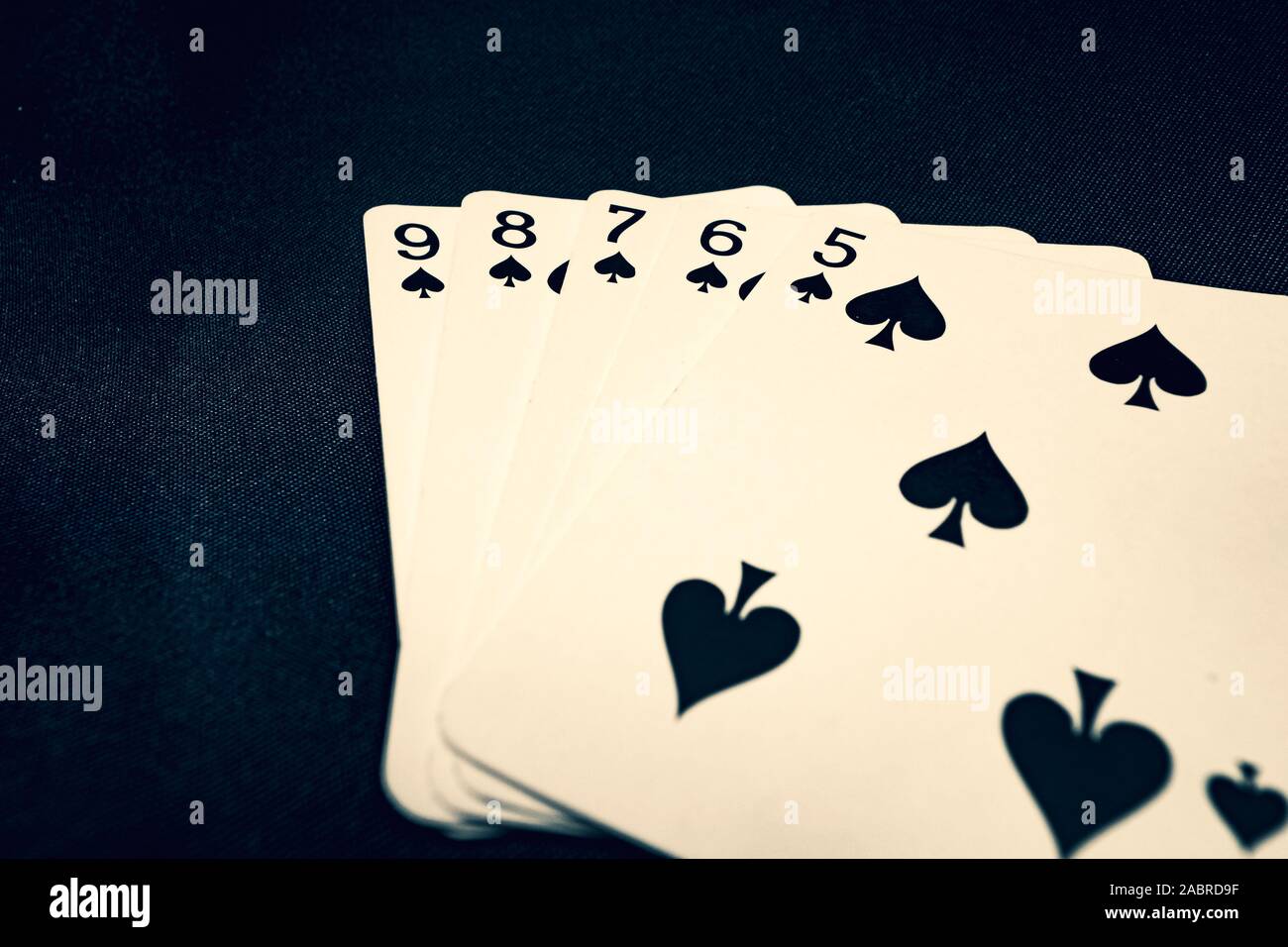 Playing card eight spades hi-res stock photography and images - Alamy