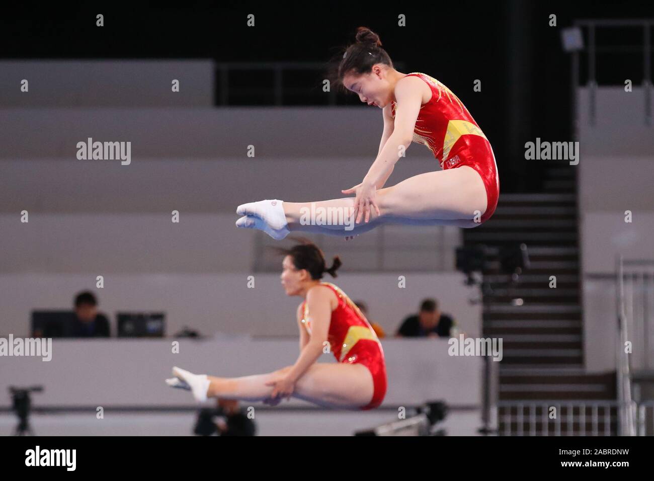 Tokyo, Japan. 29th Nov, 2019. WANG Xiaoyin & YAN Langyu (CHN ...