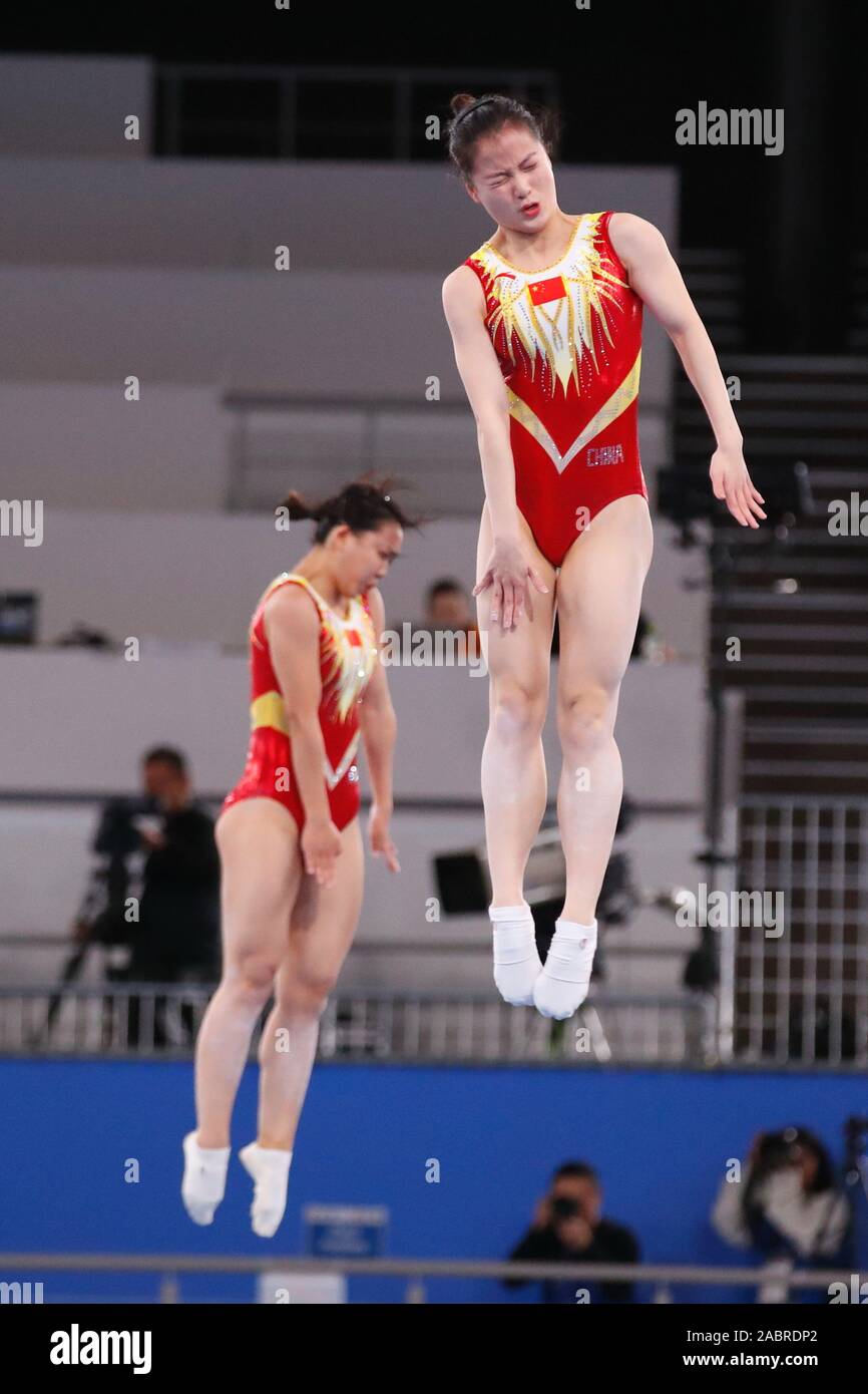Tokyo, Japan. 29th Nov, 2019. WANG Xiaoyin & YAN Langyu (CHN ...