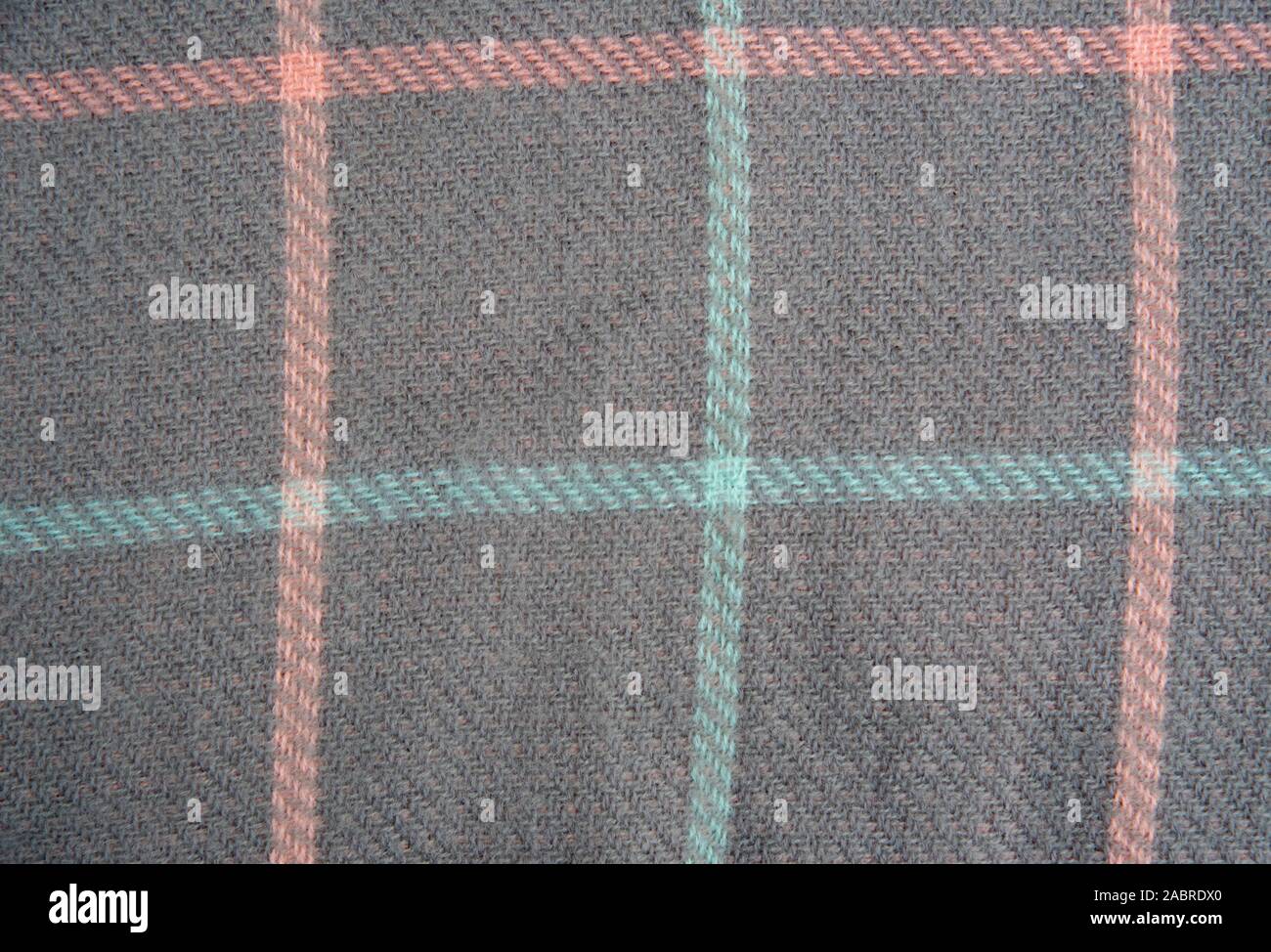 Gray striped background of plaid wool blanket Stock Photo - Alamy