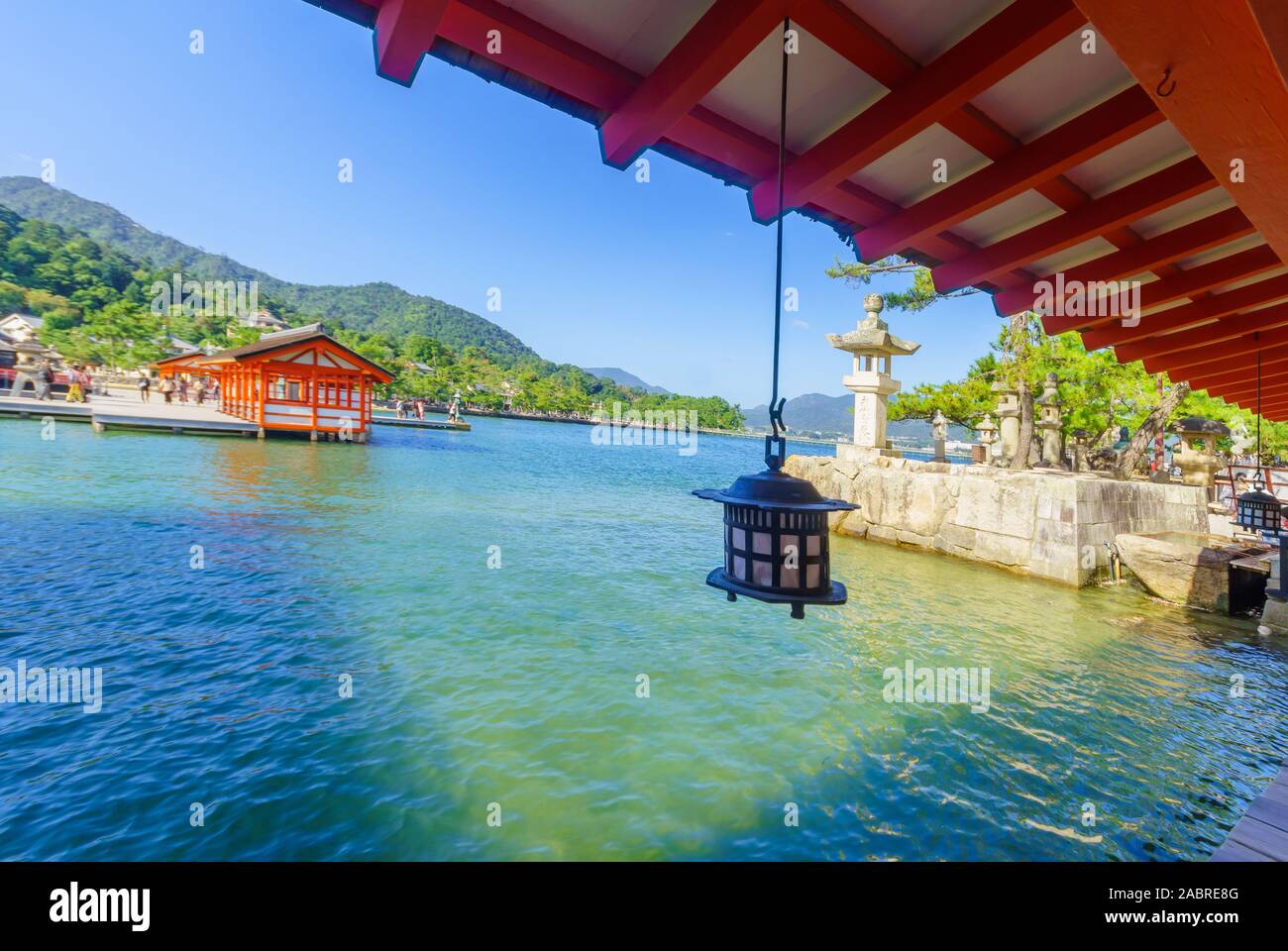 Miyajima, Japan - October 13, 2019: View of the Itsukushima Shrine, at ...