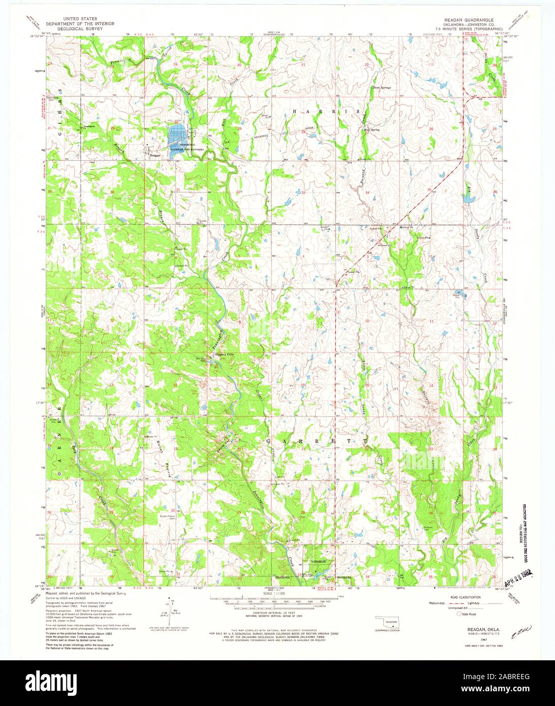 Reagan map hi-res stock photography and images - Alamy