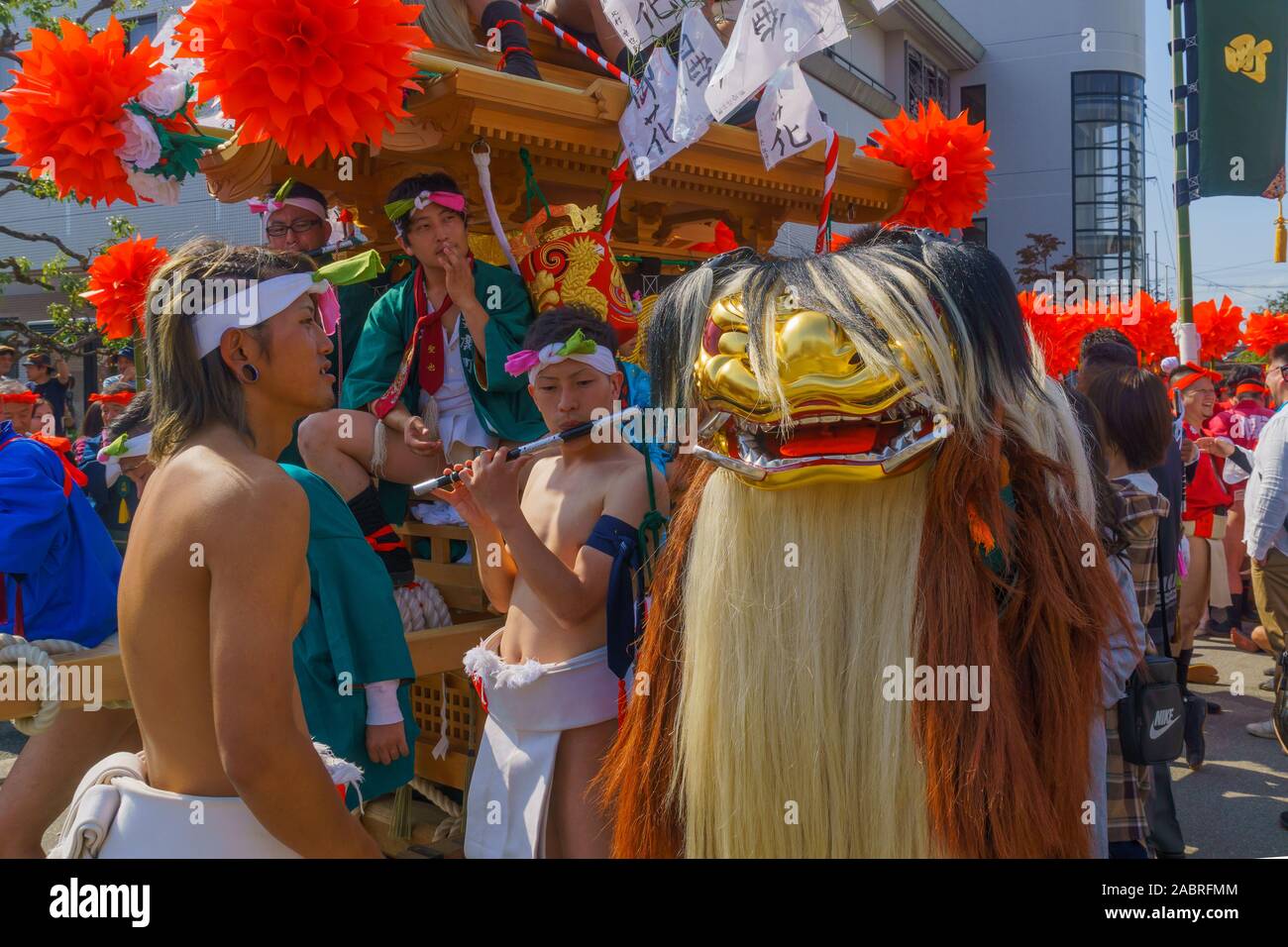 Japanese festival masks hi-res stock photography and images - Alamy