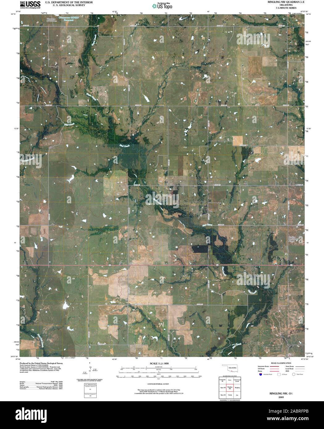 Map of ringling hi-res stock photography and images - Alamy