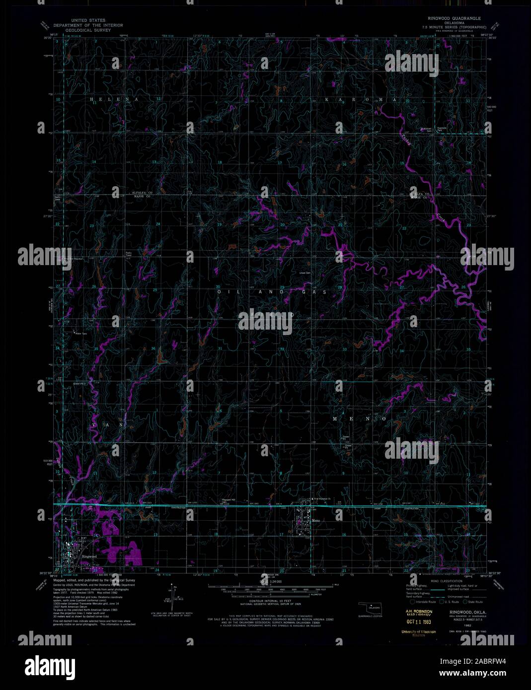 Map of ringwood hi-res stock photography and images - Alamy