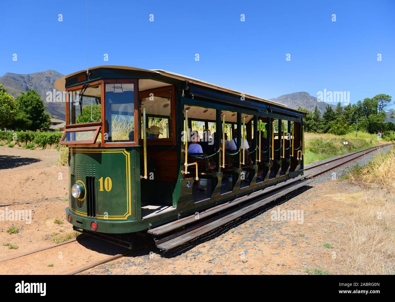 The Franschhoek Wine Tram Stock Photo - Alamy