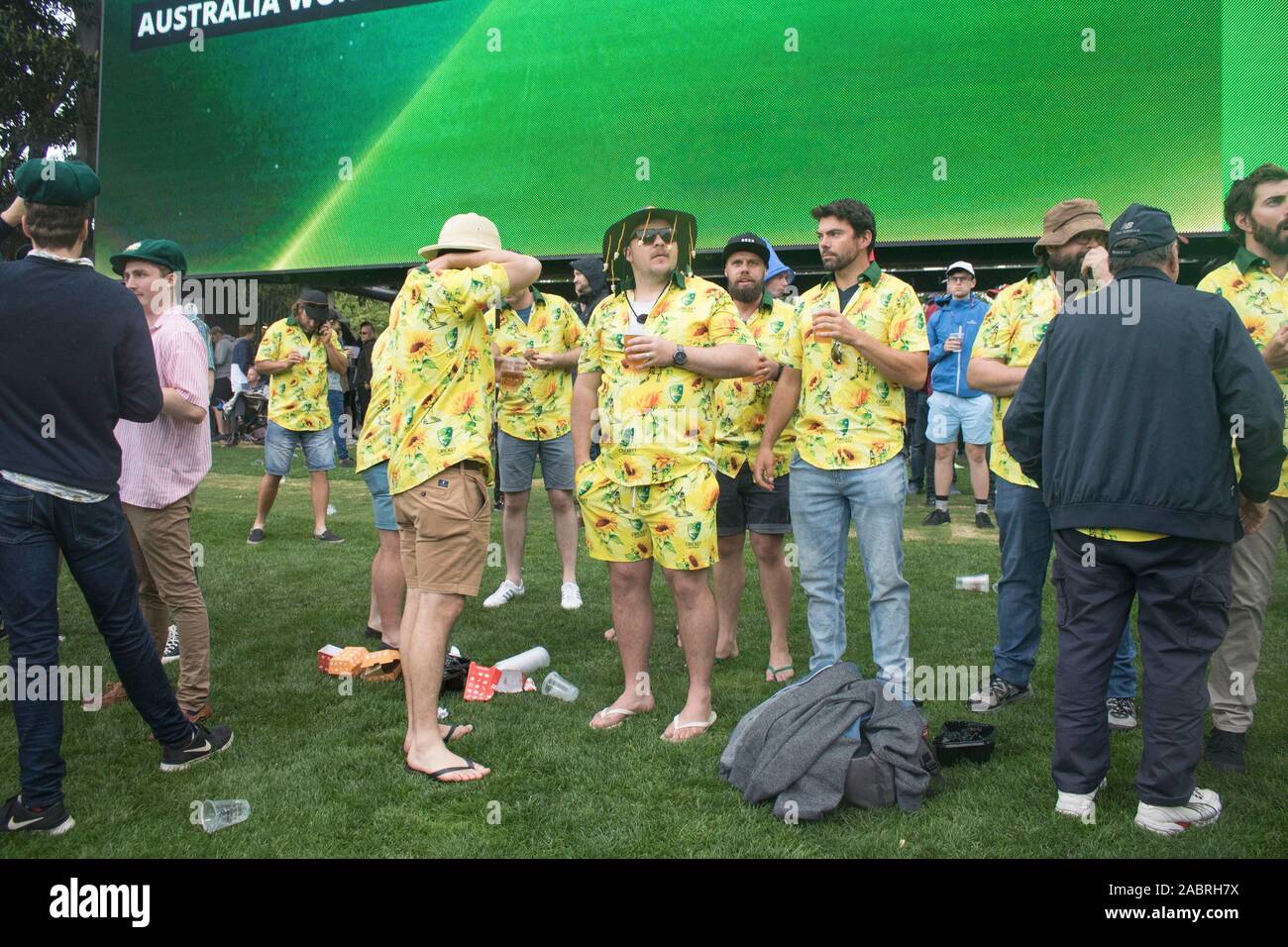 Australian cricket fans hi-res stock photography and images - Alamy