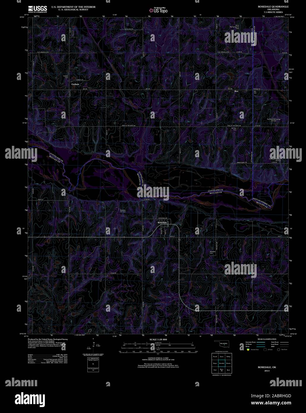 Rosedale map hi-res stock photography and images - Alamy