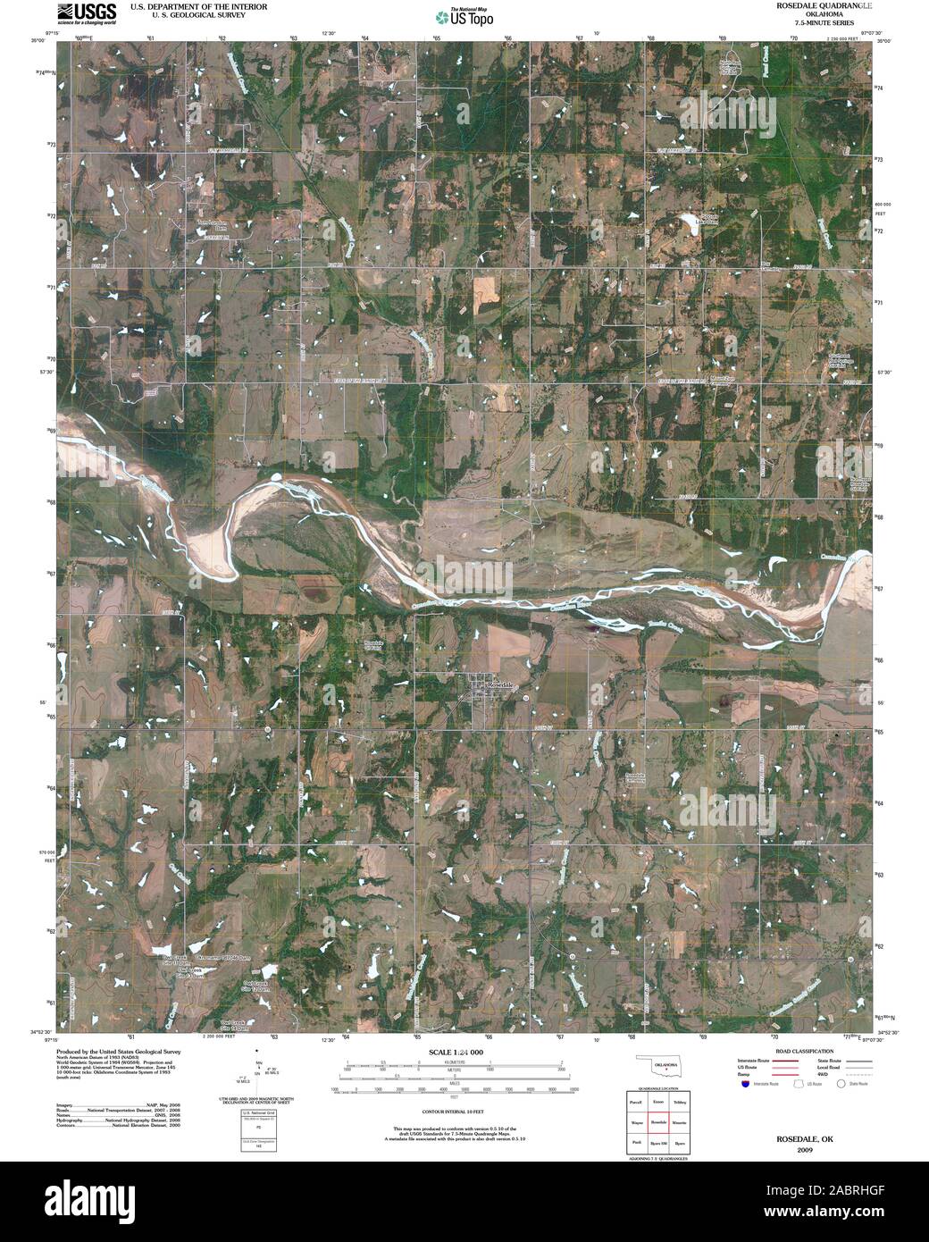 Map of rosedale hi-res stock photography and images - Alamy