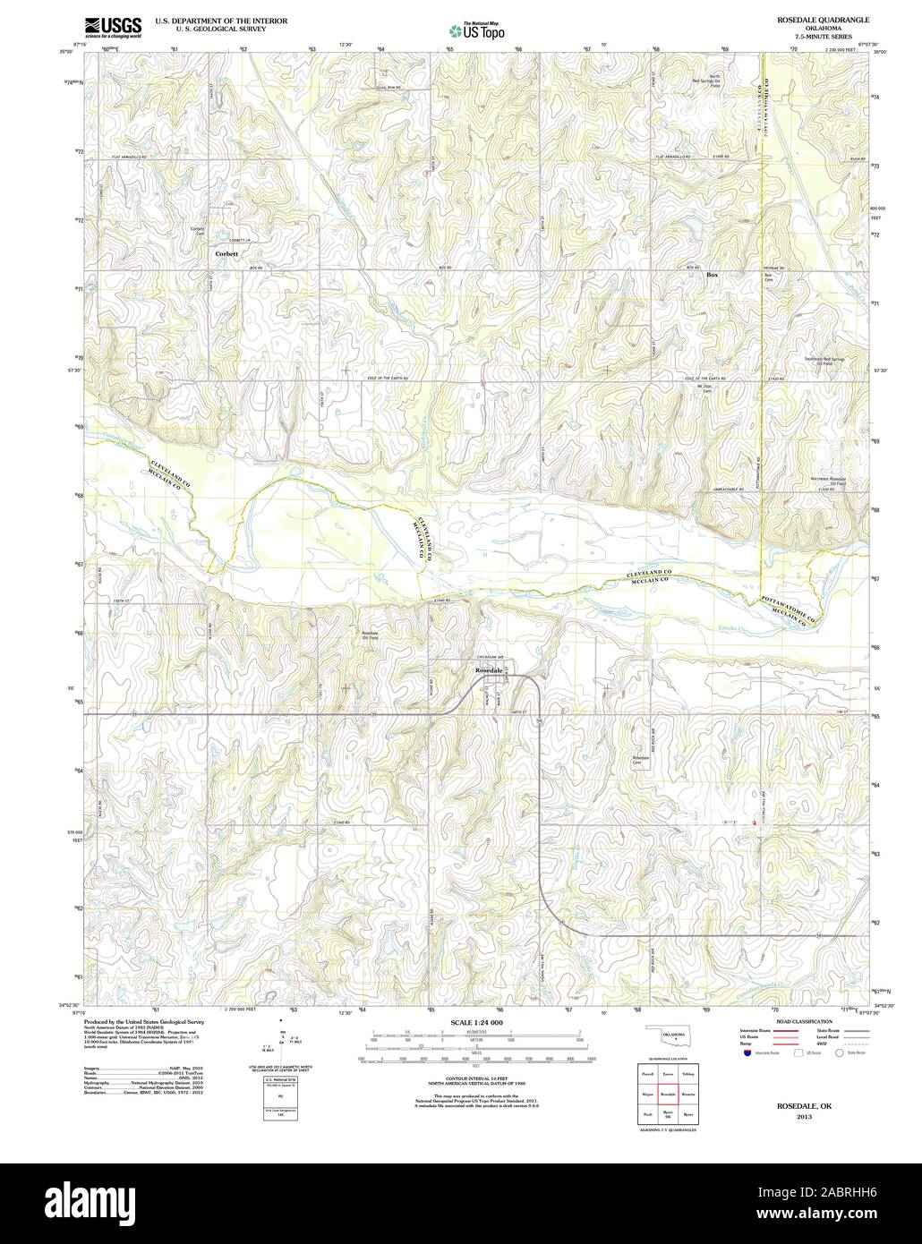 Rosedale map hi-res stock photography and images - Alamy