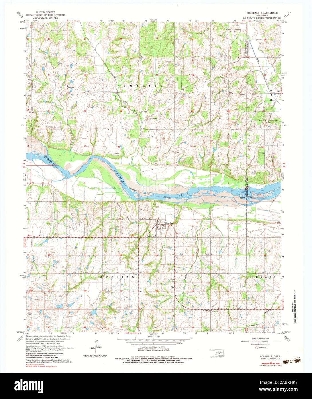 Map of rosedale hi-res stock photography and images - Alamy