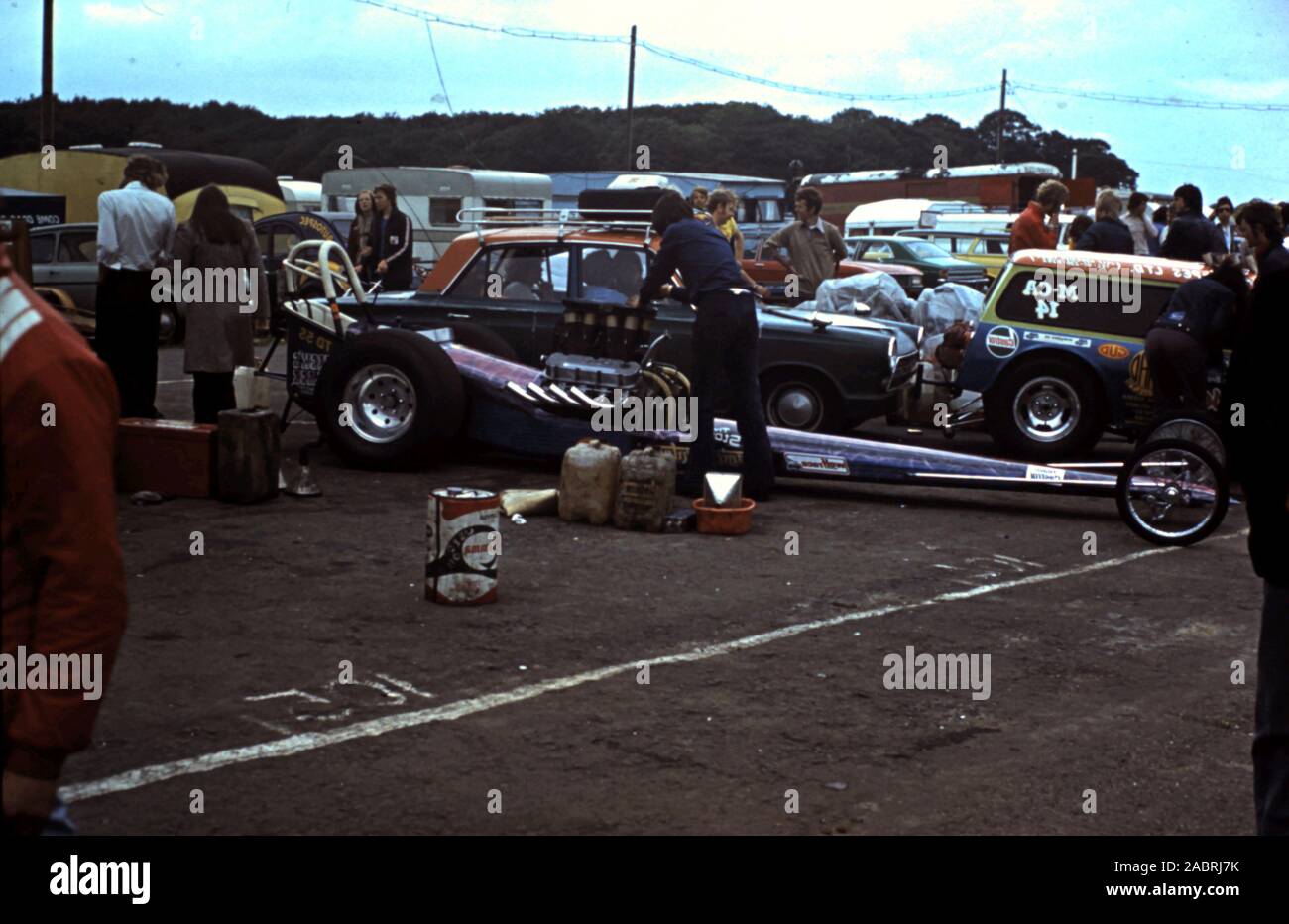 Santa Pod Race Track "Drag-racer" - photograph taken at race track by ...