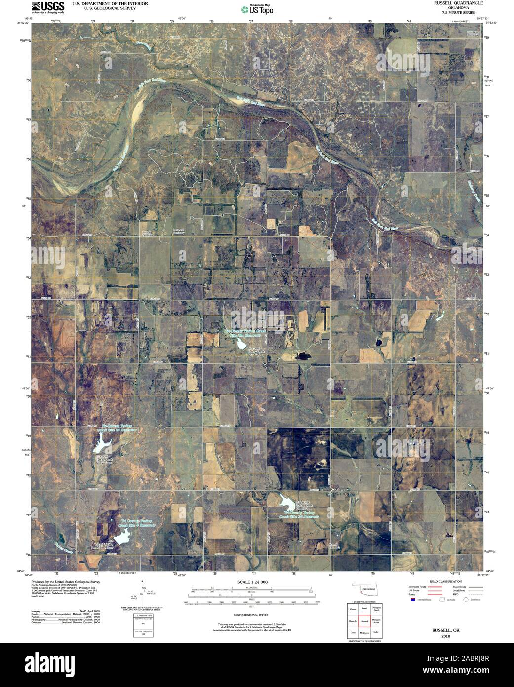 Map of russell Cut Out Stock Images & Pictures - Alamy