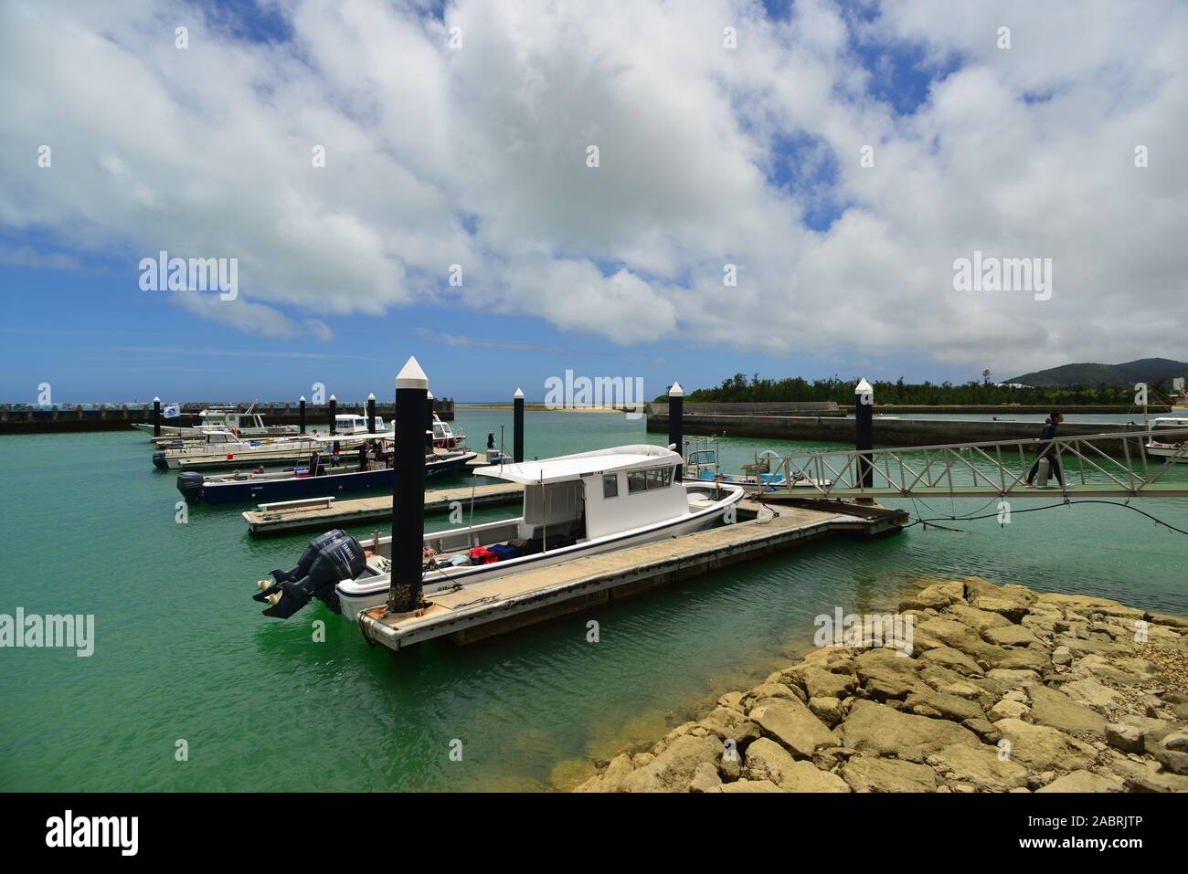 Okinawa island pier hi-res stock photography and images - Alamy