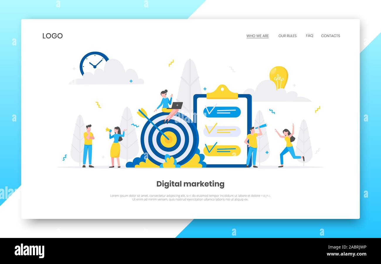 Teamwork concept with tiny people characters working together with big ...