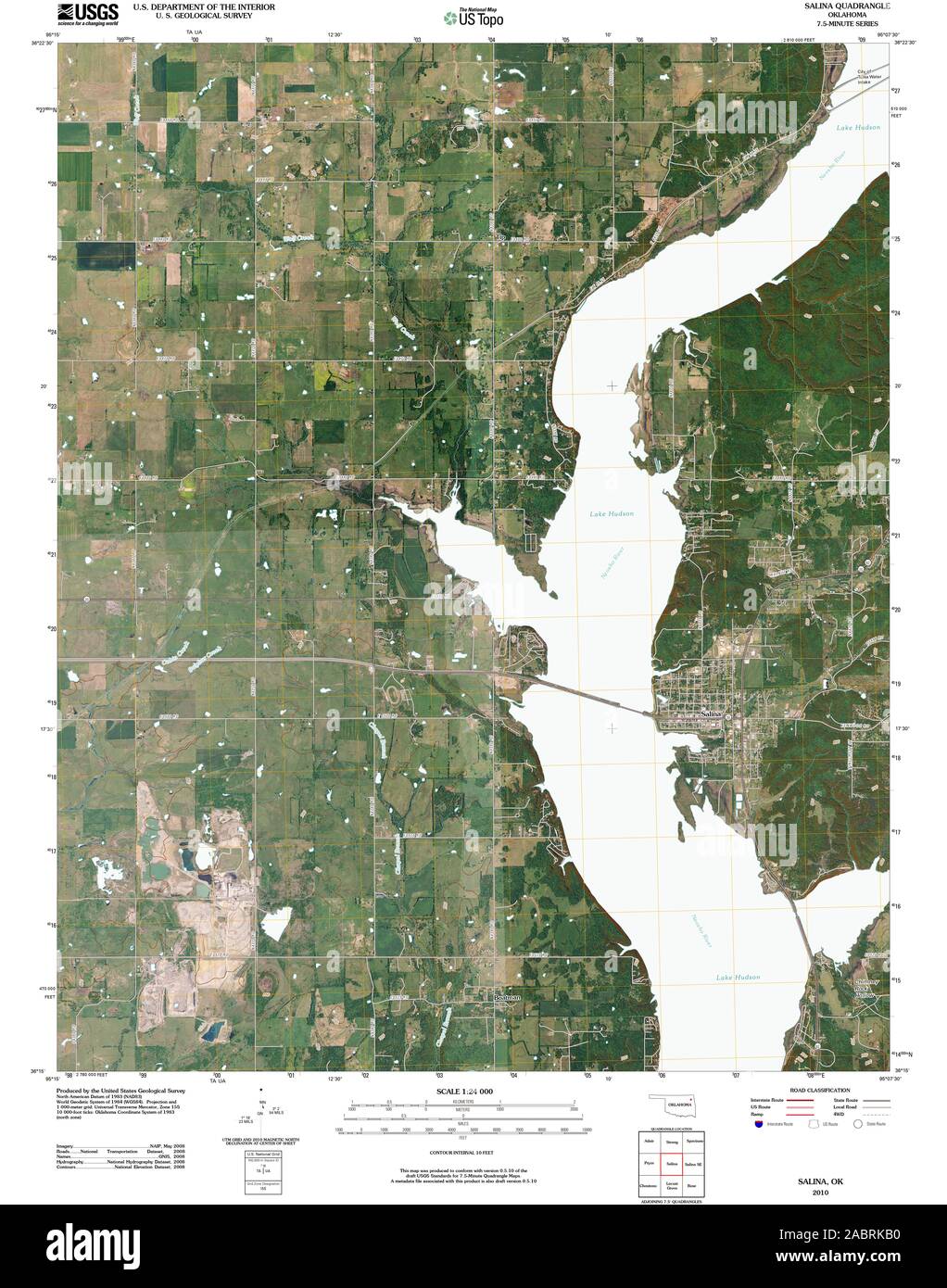 Salina map hi-res stock photography and images - Alamy