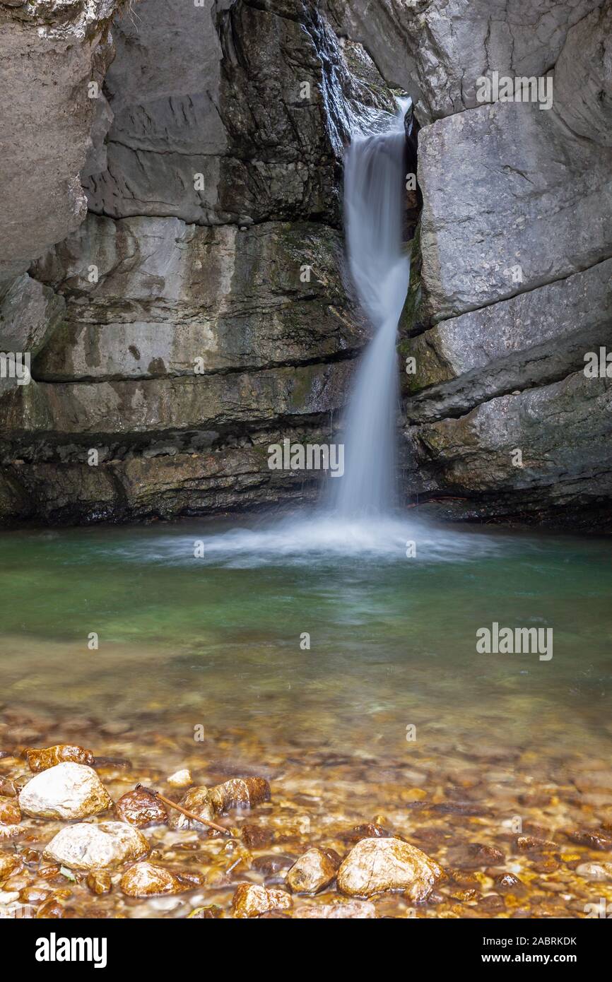 Small cave waterfall hi-res stock photography and images - Alamy