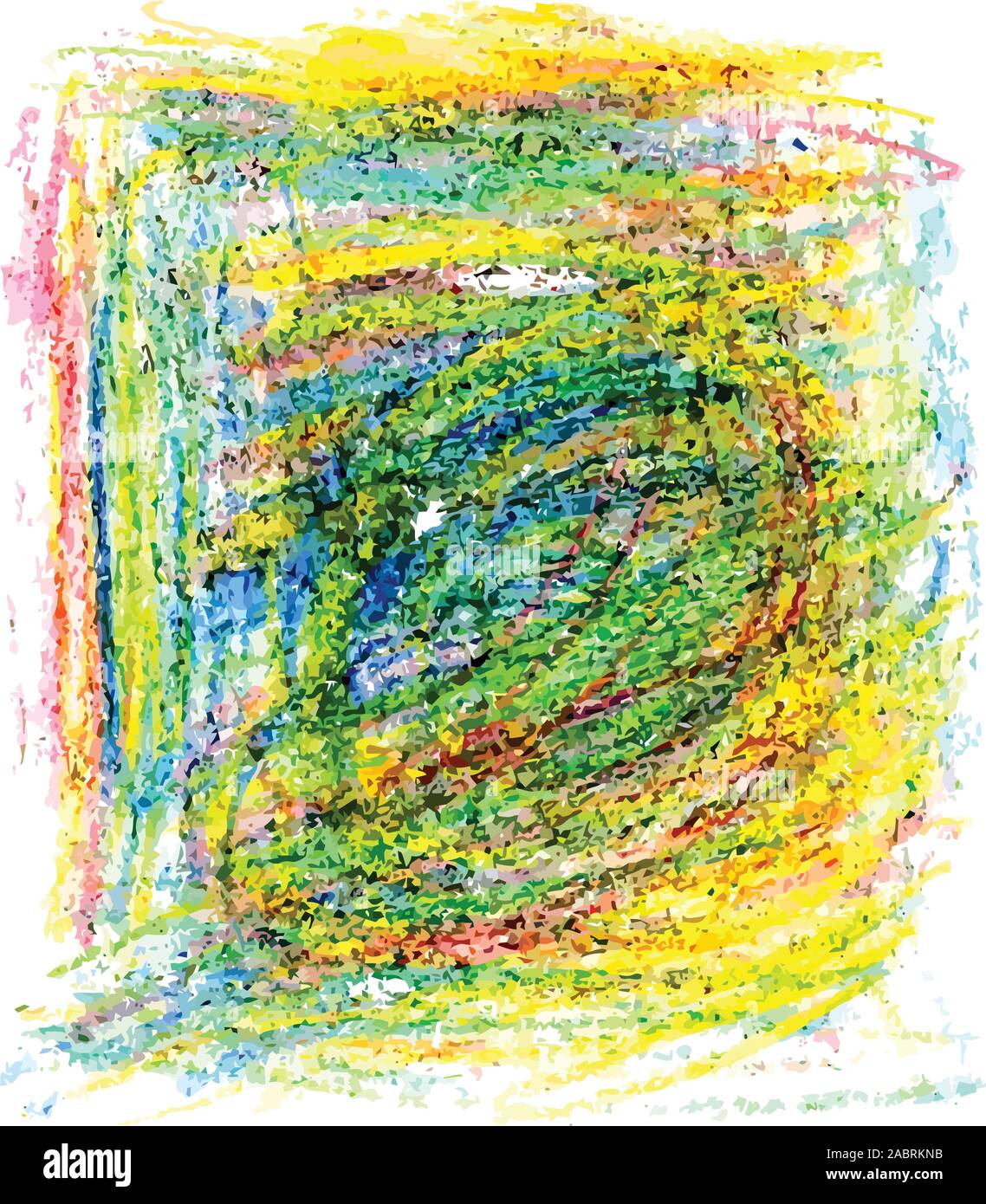 Colorful grunge texture made with wax crayons Stock Vector Image & Art ...