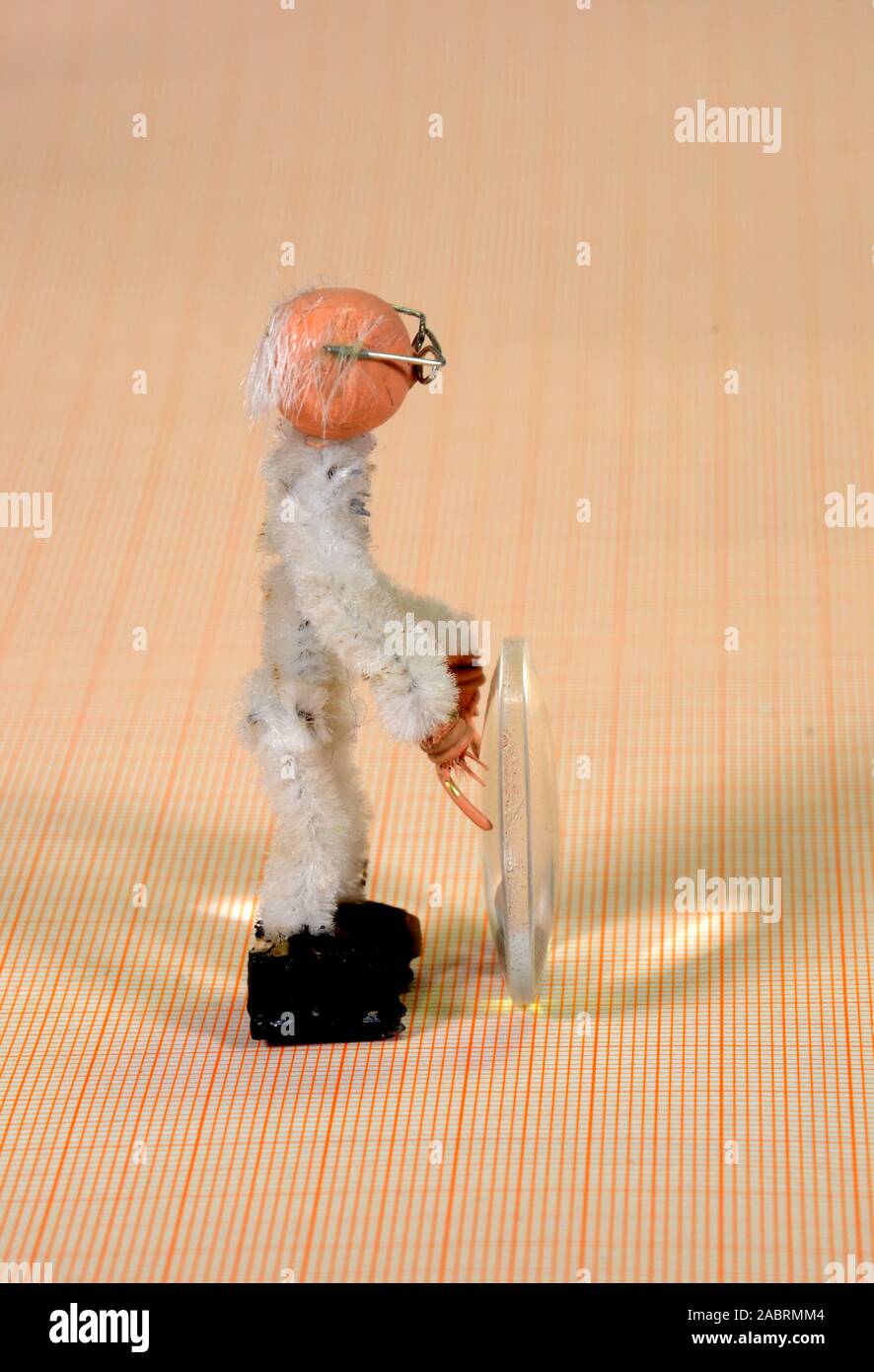 Solid Geometry presentation of a Lens shape Stock Photo - Alamy