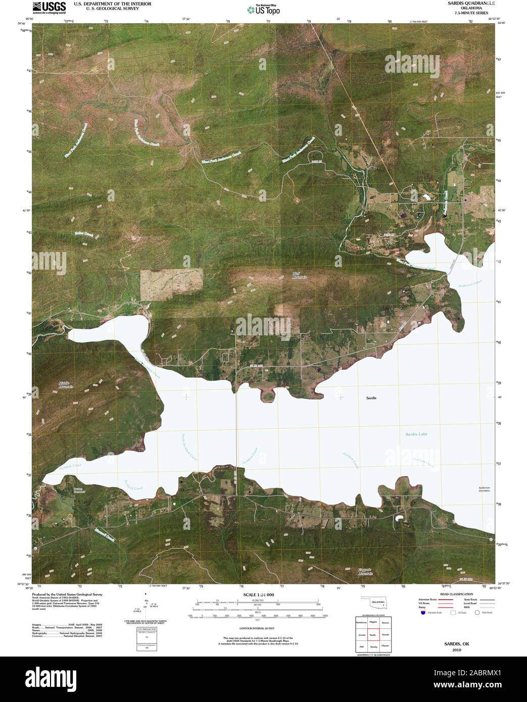 Map of sardis hi-res stock photography and images - Alamy