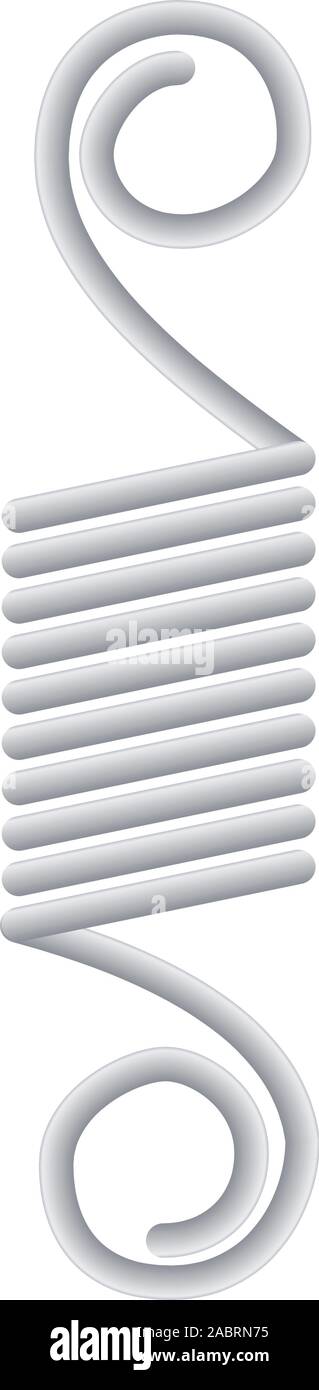 Coil icon. Cartoon of coil vector icon for web design isolated on white ...