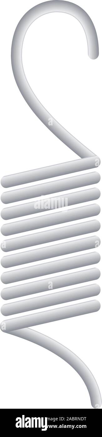Spring coil icon. Cartoon of spring coil vector icon for web design ...