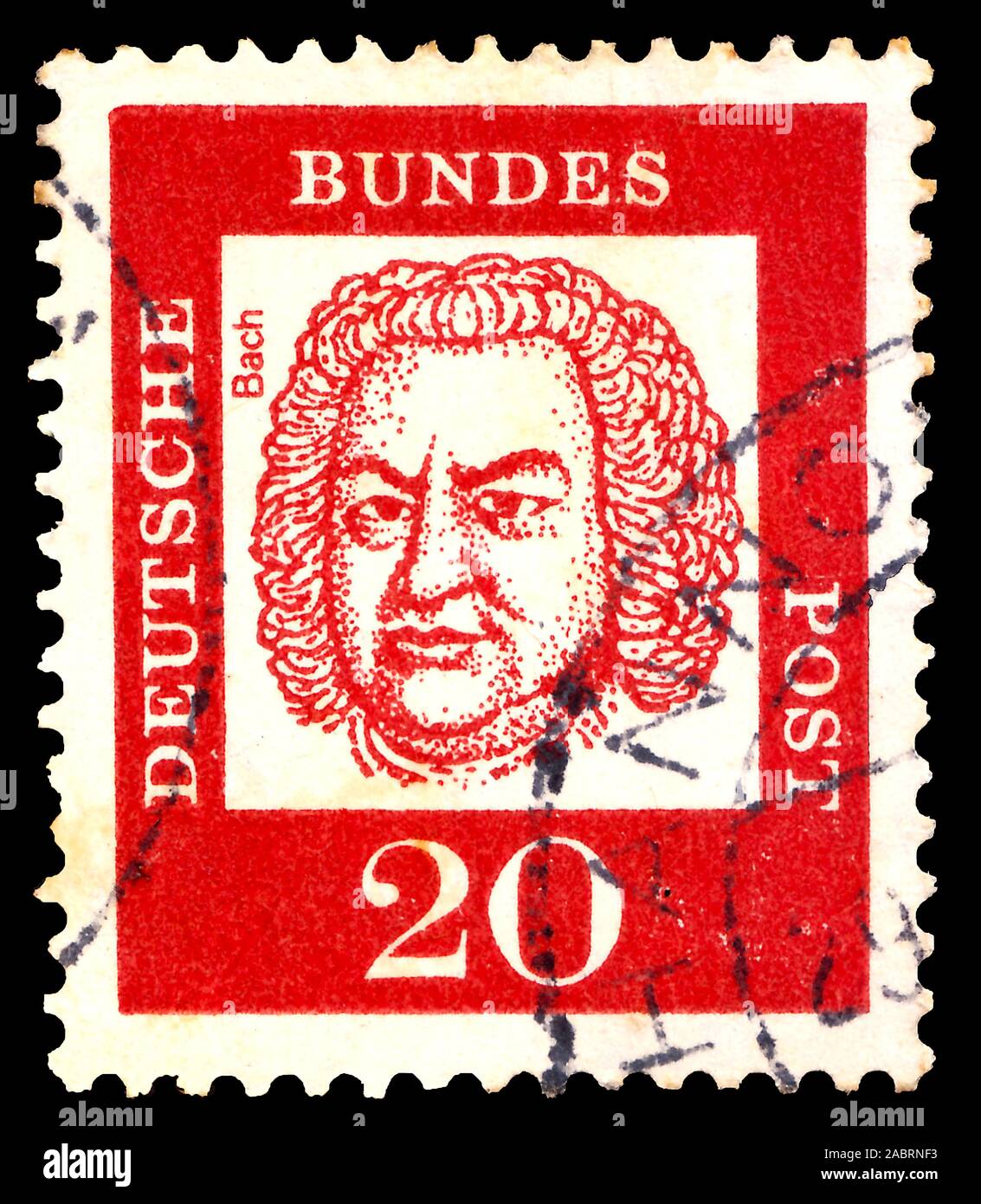 GERMANY - CIRCA 1961: A stamp printed in the Germany shows Johann ...
