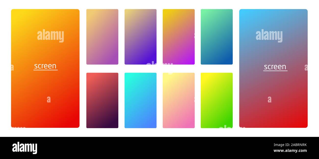 Vibrant and smooth gradient soft colors for devices, pc's and modern ...